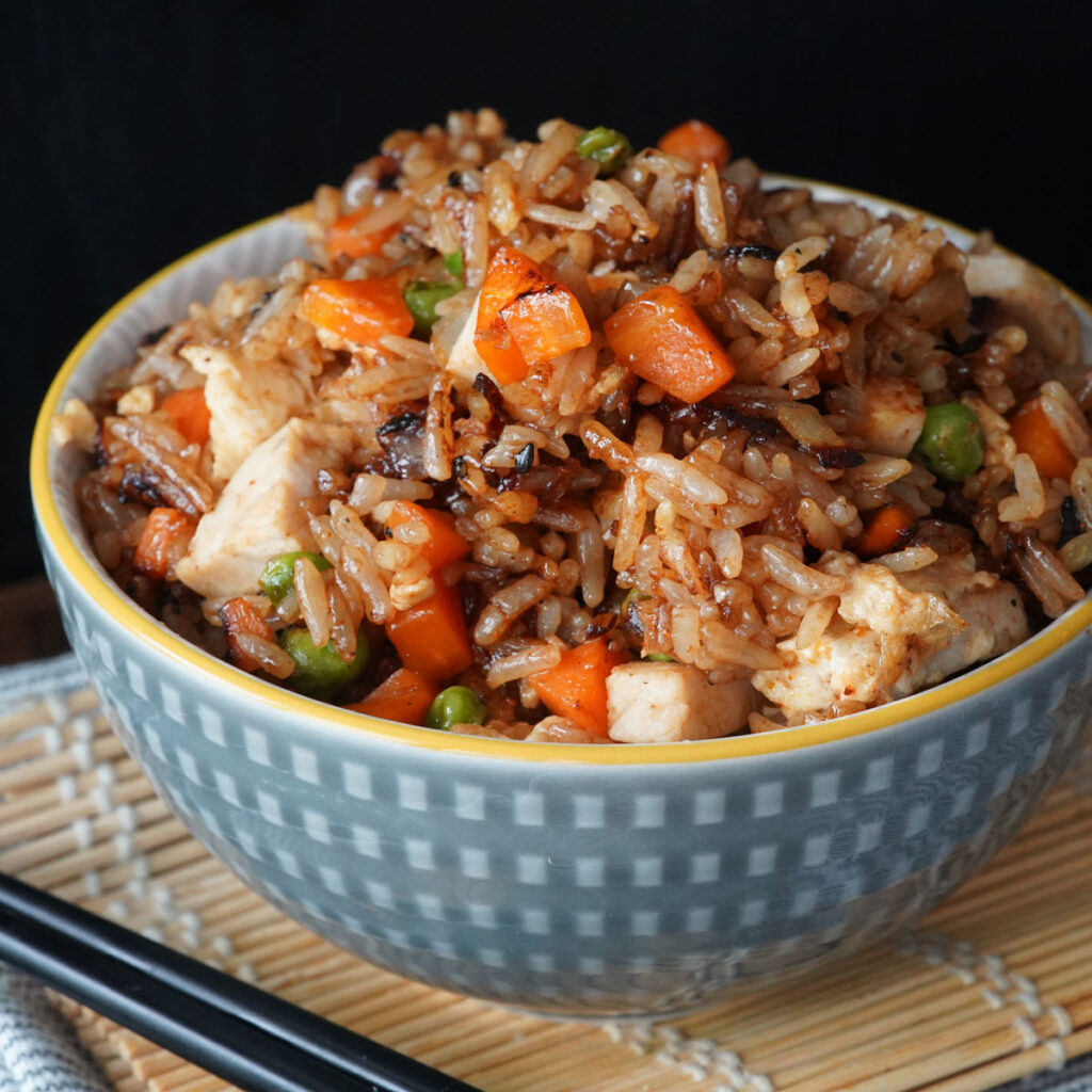 Instant Pot Chicken Fried Rice - A Pressure Cooker Kitchen