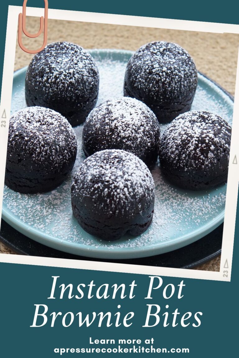 Delicious Instant Pot Brownie Bites - A Pressure Cooker Kitchen