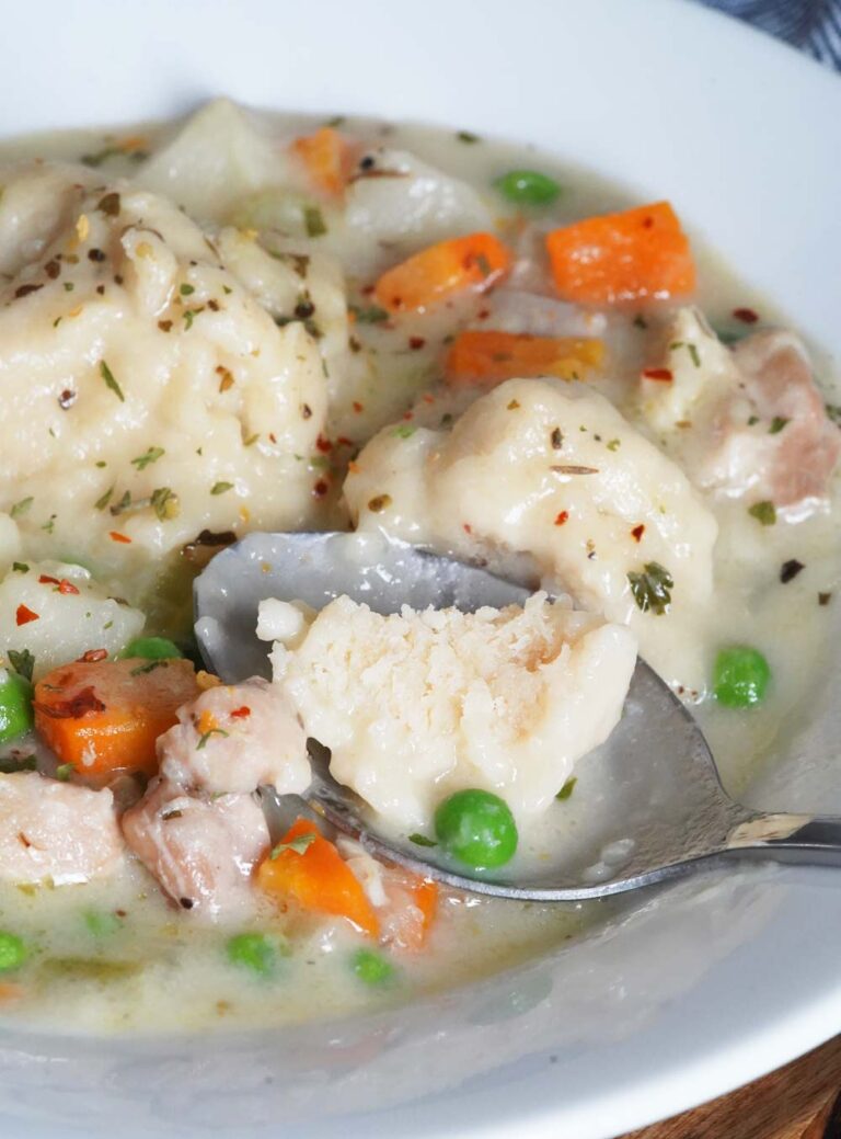 Instant Pot Chicken & Dumpling Soup - A Pressure Cooker Kitchen
