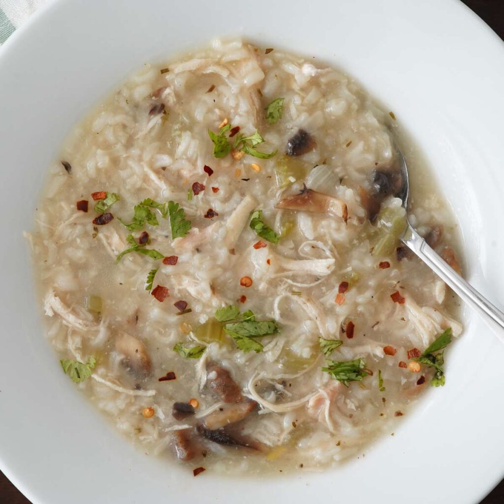 Instant Pot Chicken & Rice Soup - A Pressure Cooker Kitchen