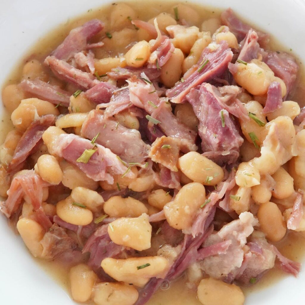 Instant Pot Ham & Beans - A Pressure Cooker Kitchen
