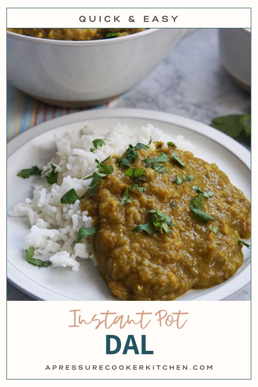 Instant Pot Dal - A Pressure Cooker Kitchen