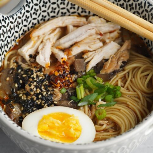 Instant Pot Miso Ramen (Homemade Chicken Stock) - A Pressure Cooker Kitchen